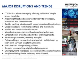 One Africa Network (OAN) Webcast: COVID-19 Crisis - Leading Change and ...