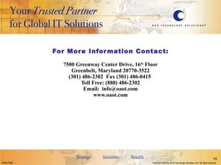 Oao Technology Solutions Overview | PPT