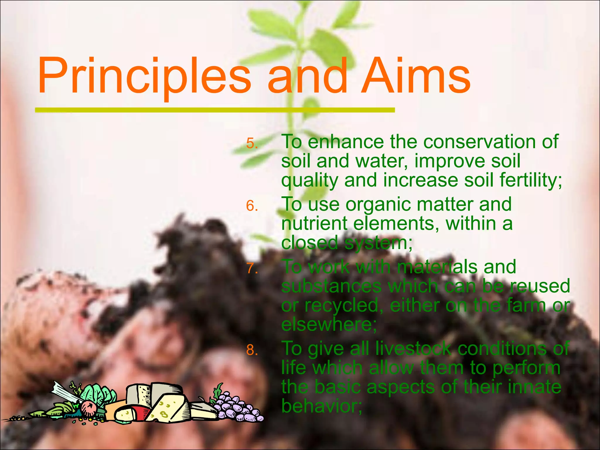 Organic Agriculture Principles Jap Asence | PPT