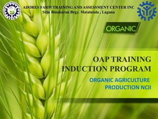 Training Induction Program of OAP Students | PPTX