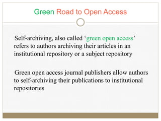 Open Access & Scientific Publishing | PPTX