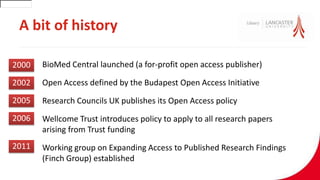 Open Access Publishing, Threat or Opportunity? | PPT