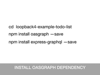 OASGraph LoopBack 4 Integration | PDF | Internet | Computing