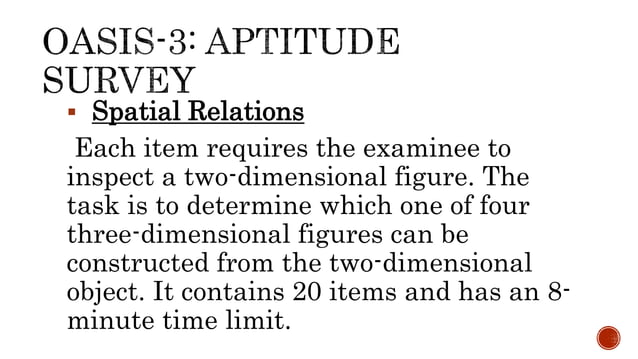 Occupational Aptitude Survey and Interest Schedule | PPTX
