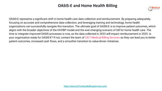 OASIS-E_ Key Changes And Impact On Home Health Billing.pdf
