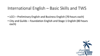 Oasis Training Center - Company Profile | PDF