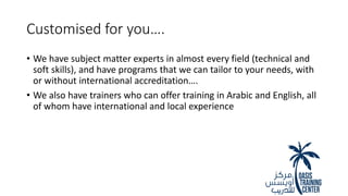 Oasis Training Center - Company Profile | PDF