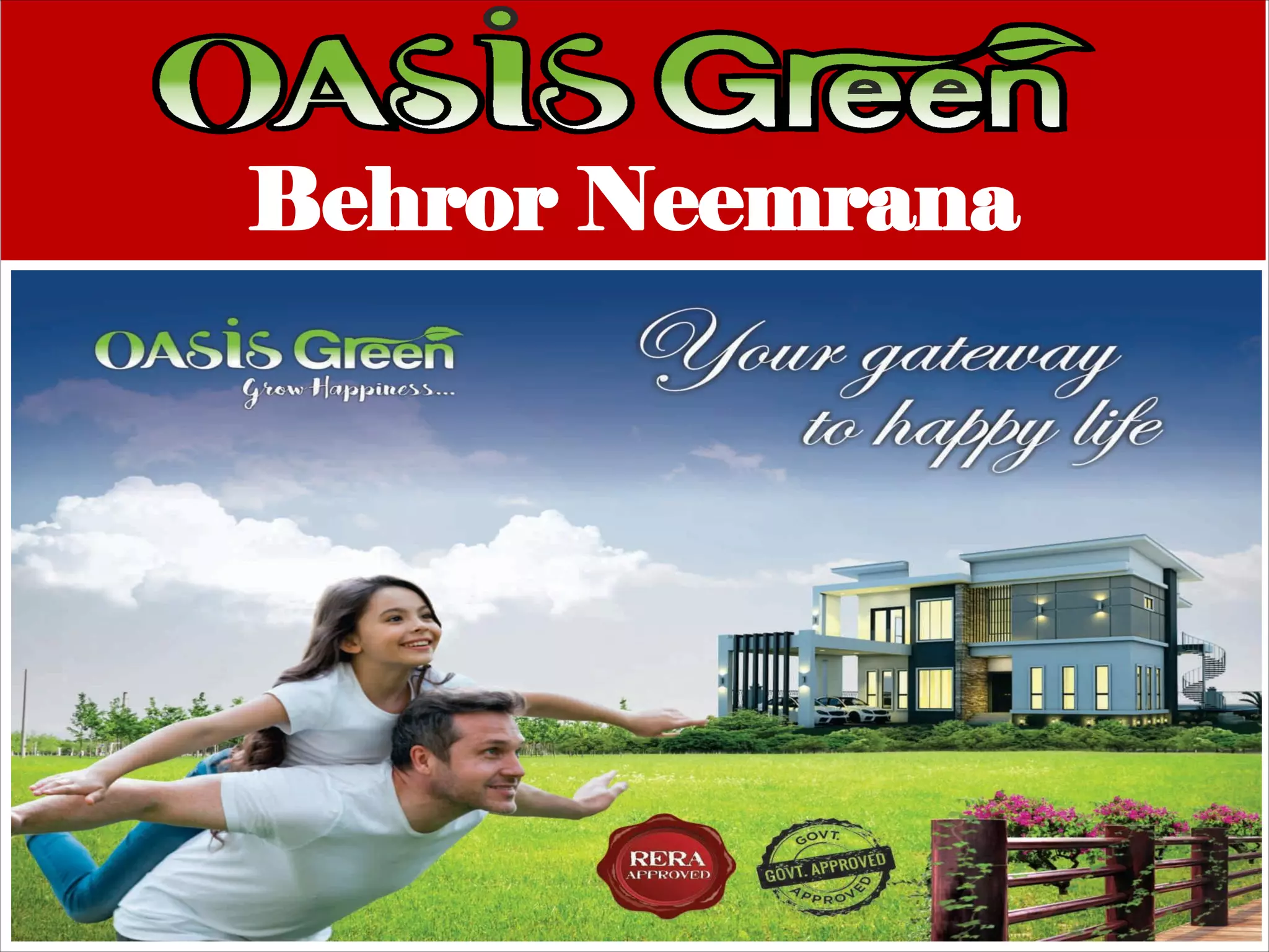 Oasis Green Plots Behror Neemrana | PDF
