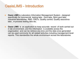 Oasis I-Tech Pvt. Ltd | PPTX