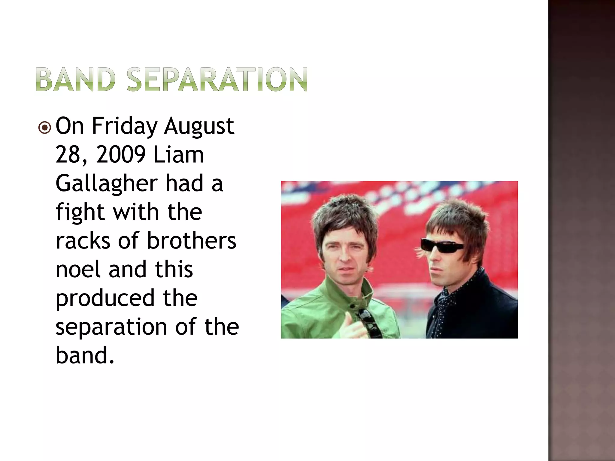 Oasis luis moreno | PPTX | Rock Music | Music