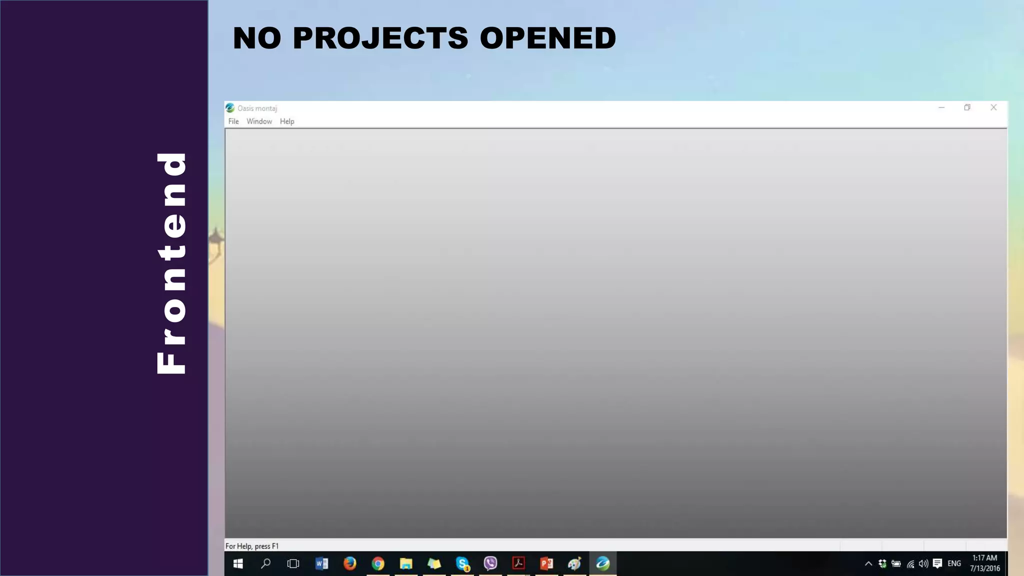 Oasis montaj workshop session 1 | PPTX