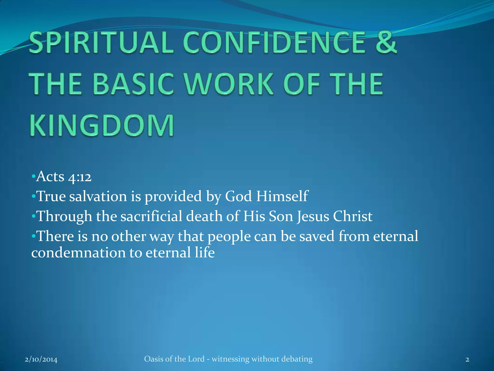 How to introduce Jesus to people | PPTX