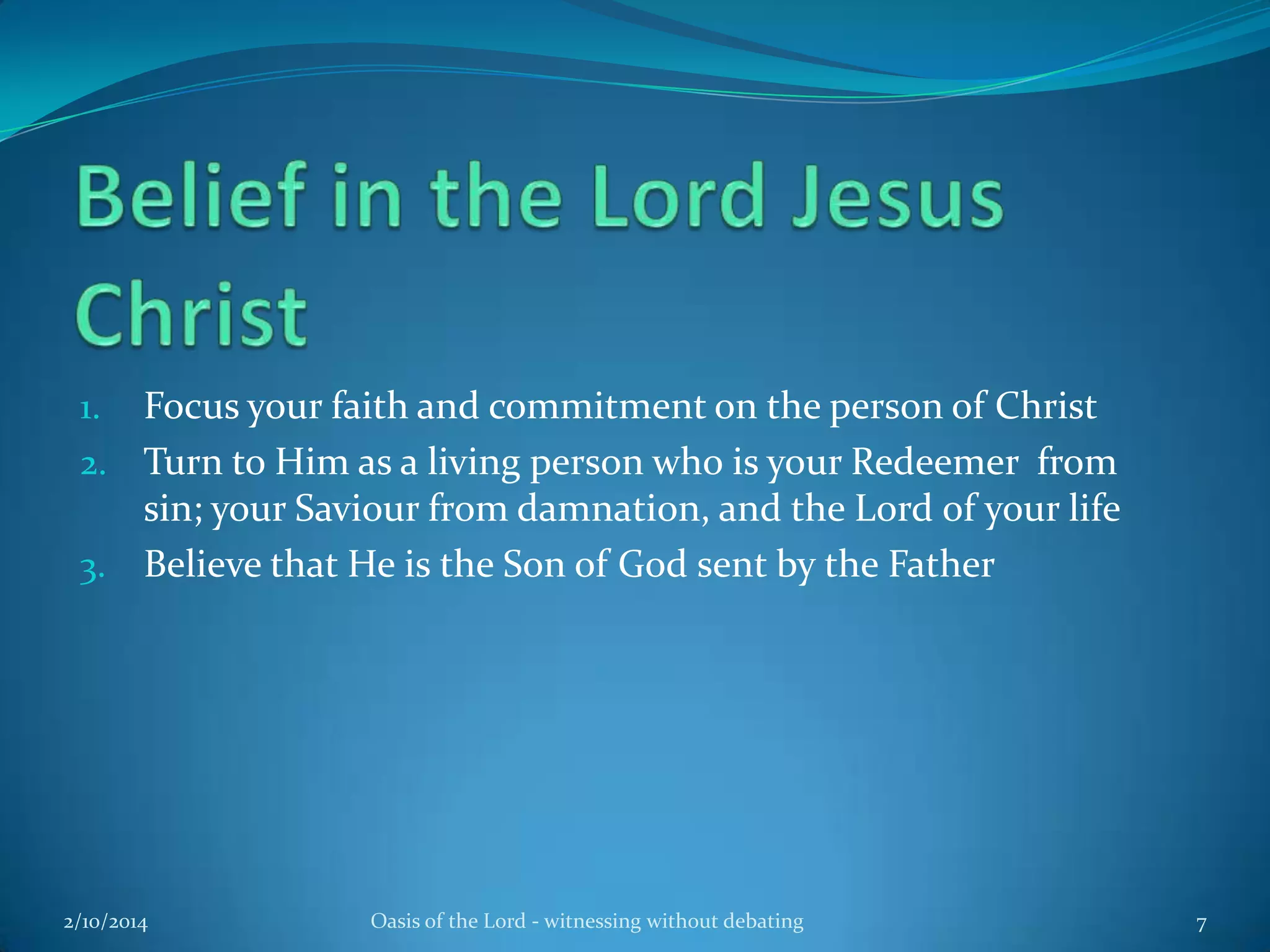 How to introduce Jesus to people | PPTX