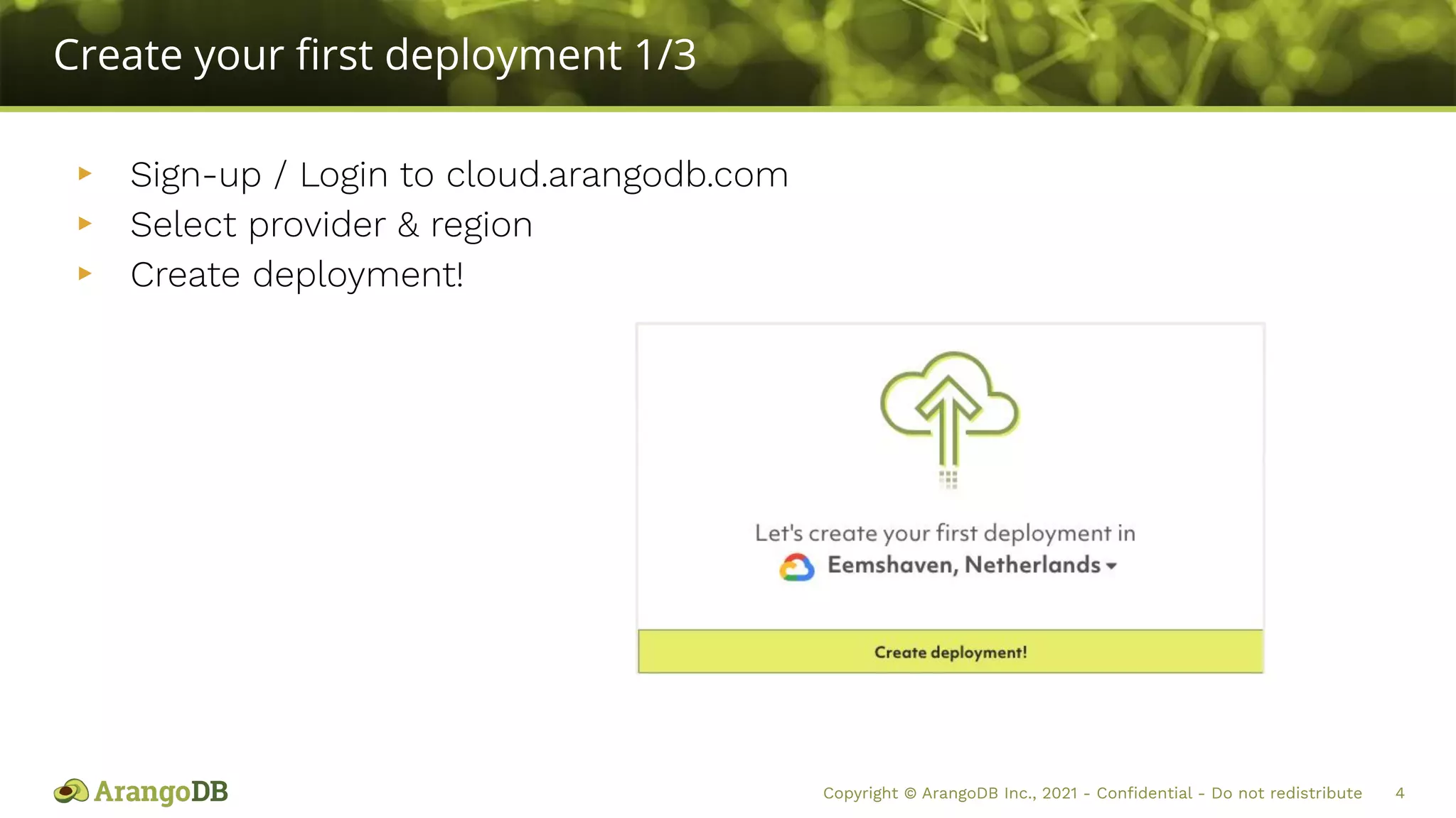 Getting Started with ArangoDB Oasis | PPT Getting Started with ArangoDB Oasis | PPT