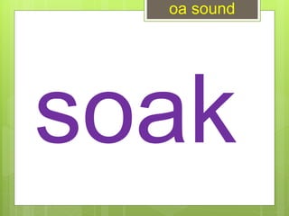 oa phonic sound | PPTX