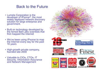 Lumeta IPsonar Aligned to ITIL v3 | PPT