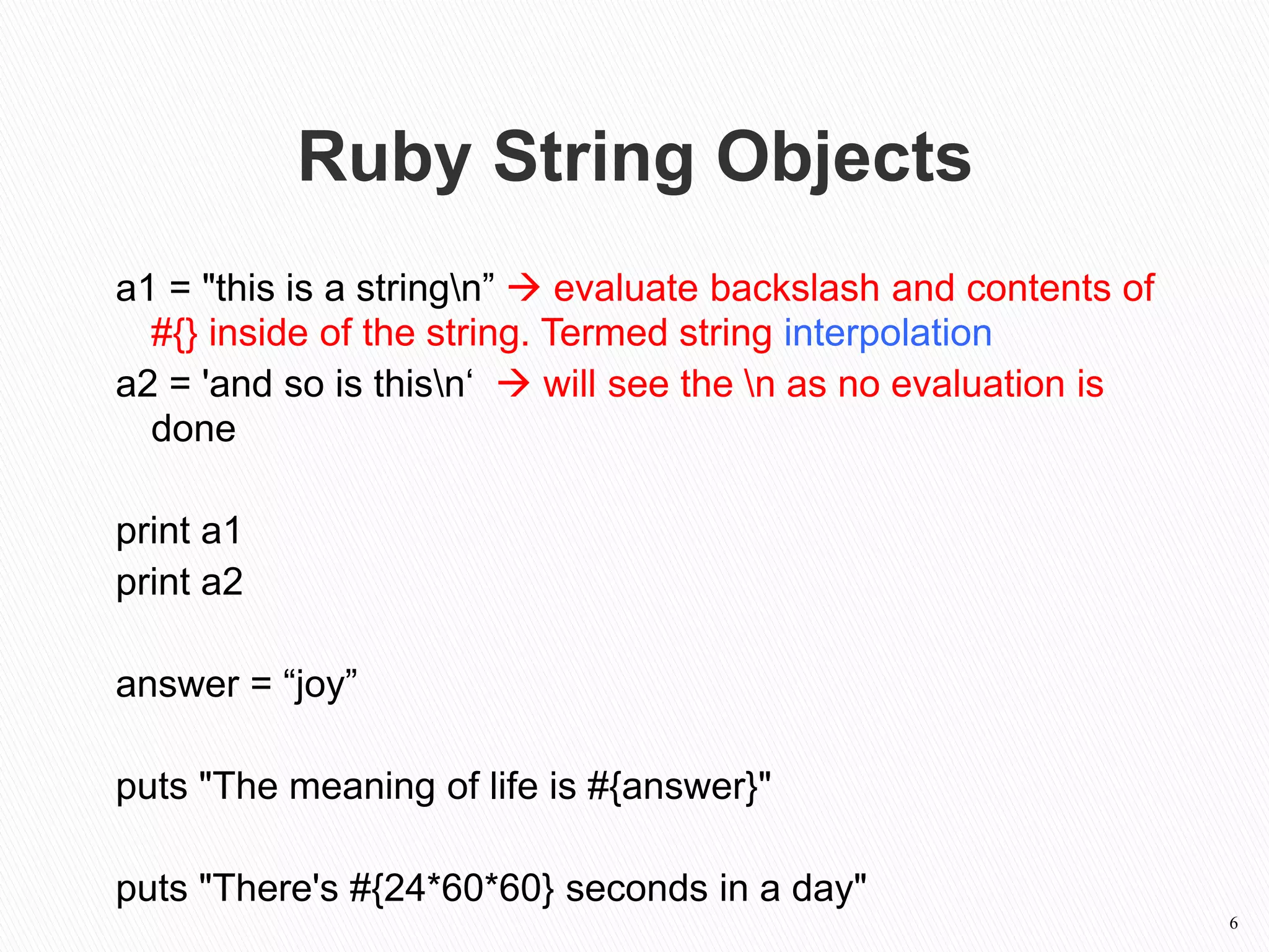 Learn ruby intro | PPT