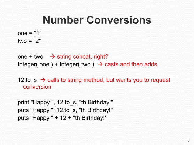 Learn ruby intro | PPT