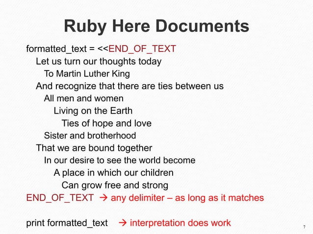Learn ruby intro | PPT