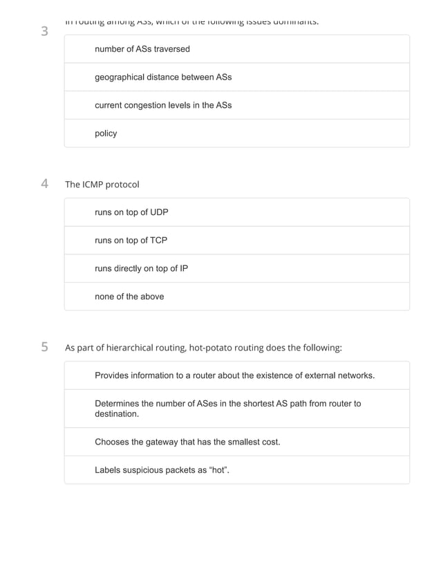 Chapter 5 - The Network Layer: Control Plane | PDF