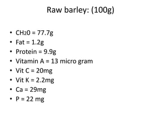 Oat and barley | PPTX
