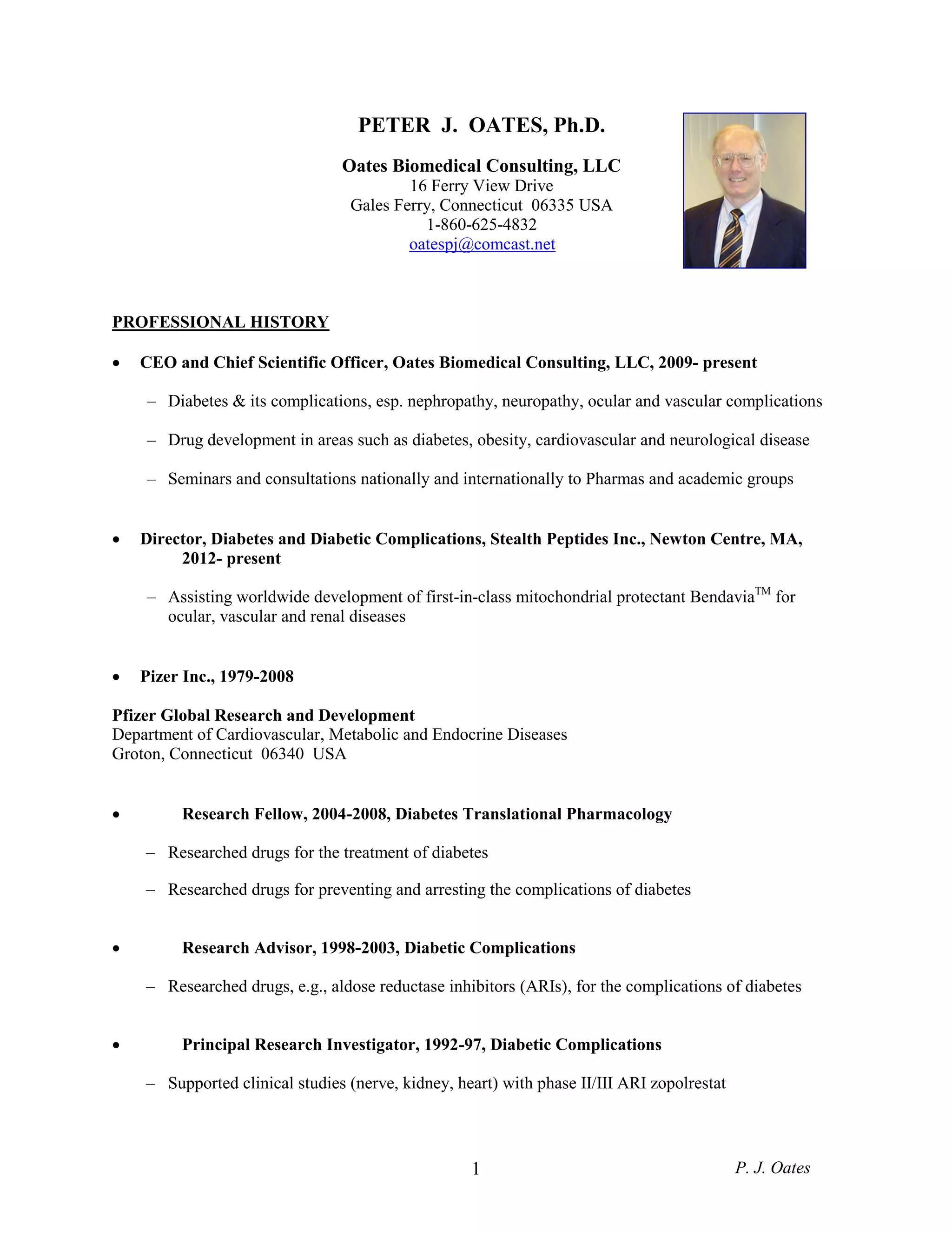 Oates pj cv 10 17 13 | PDF