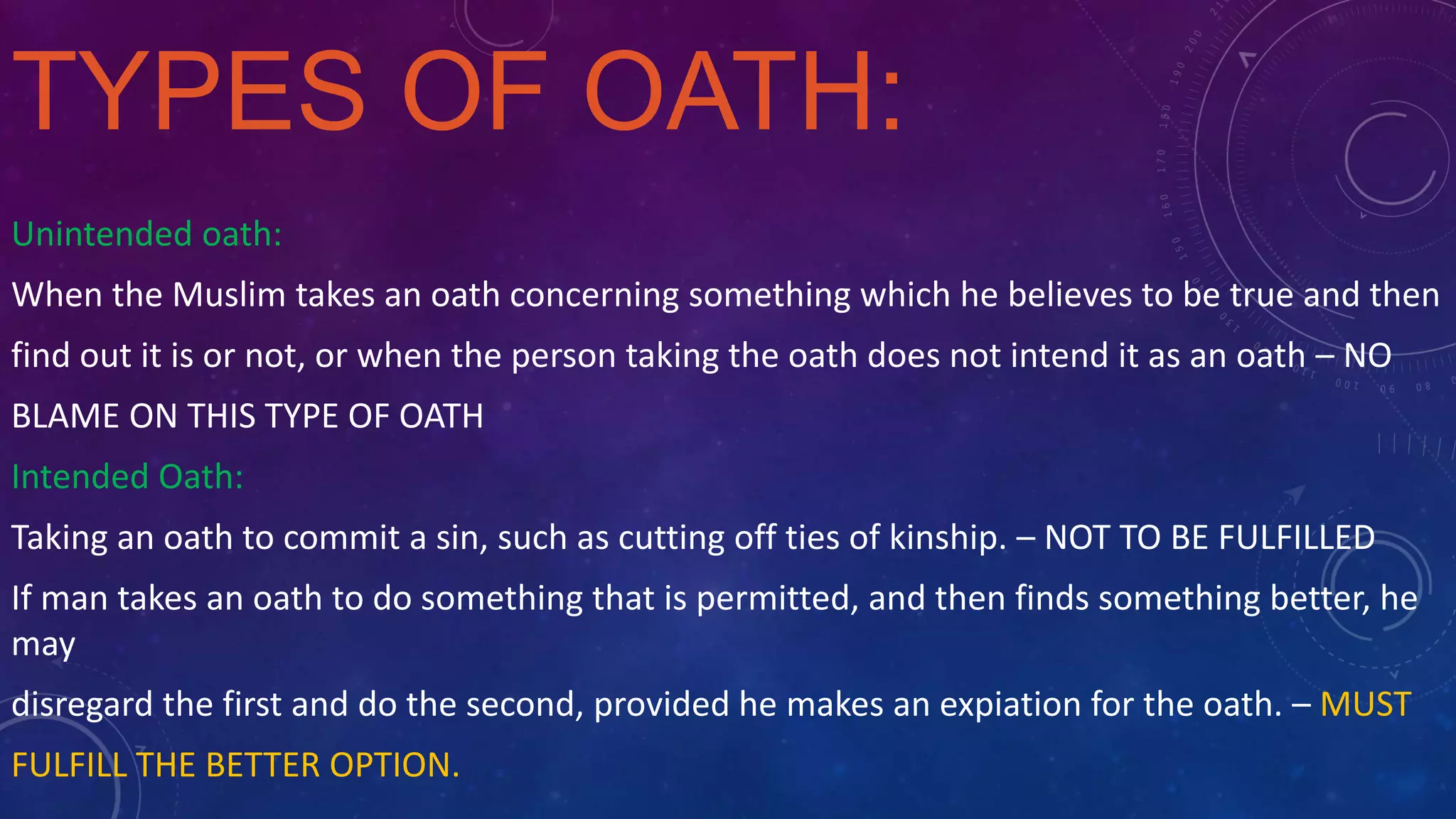 Oath and vows | PPTX