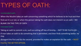 Oath and vows | PPTX