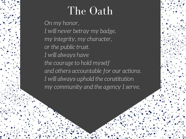 Oath of Honor | PPT