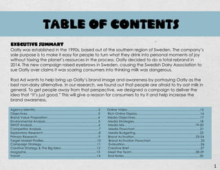Oatly Advertisement Campaign Booklet | PDF