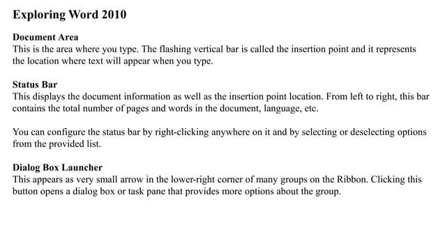 Office automation tools starting with ms word | PPT