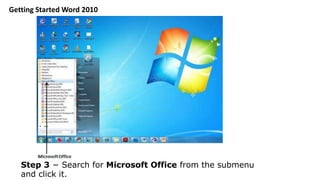 Office automation tools starting with ms word | PPT