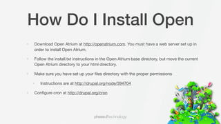 Using Open Atrium in Your Organization | KEY | Web Design and HTML | Internet