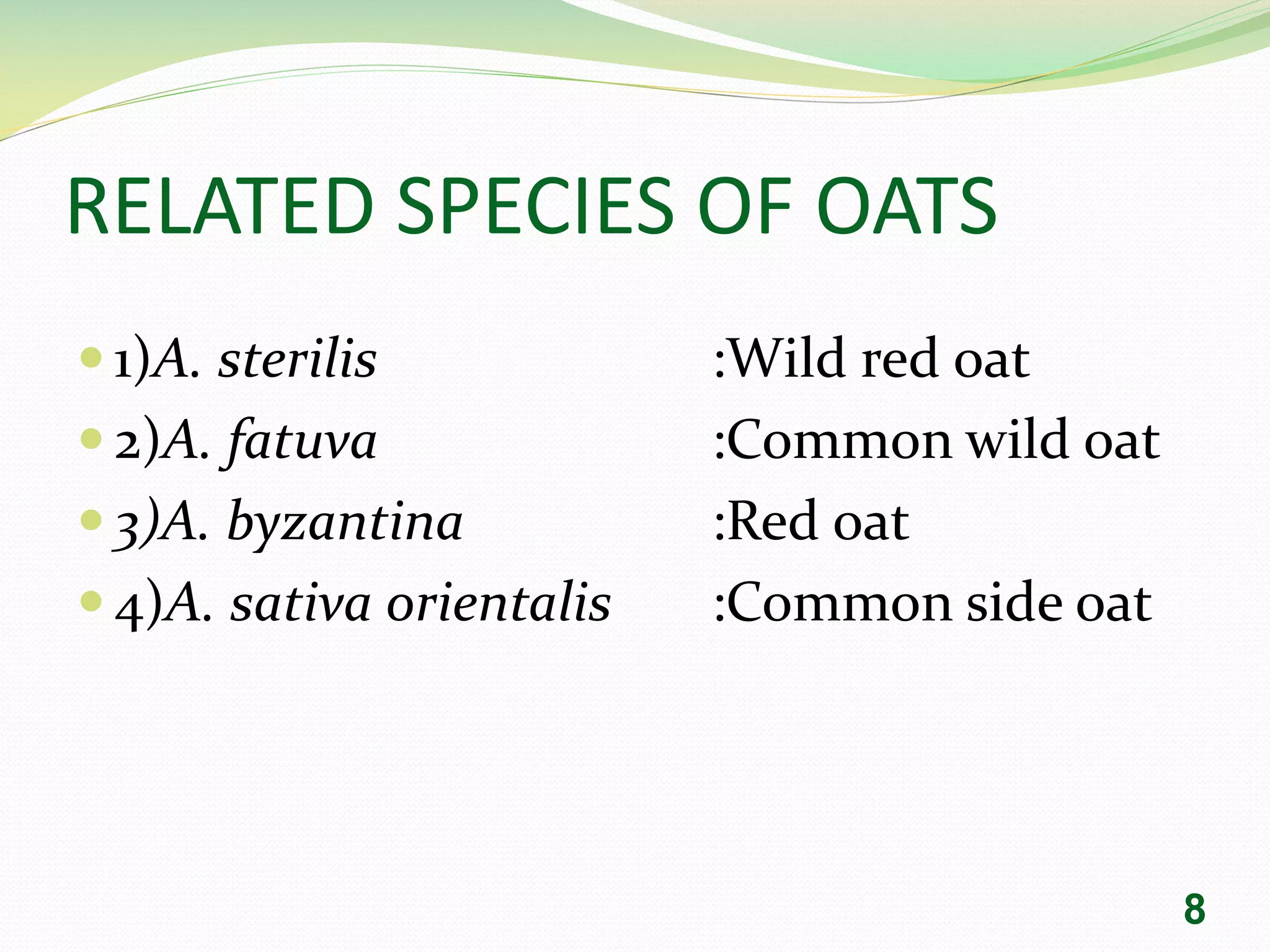 Oats | PDF