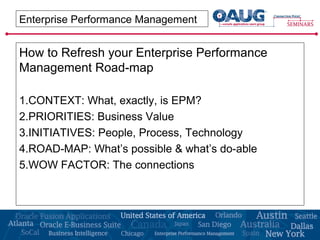 EPM Roadmap - presented to OAUG | PPT