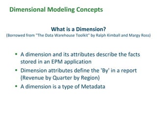 Dimension Decisions: A Guide to Defining Dimensions for Your Oracle EPM ...