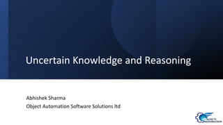 Uncertain Knowledge in AI from Object Automation | PDF