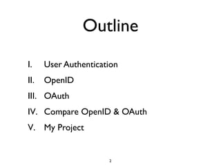 OpenID vs OAuth - Identity on the Web | PPT