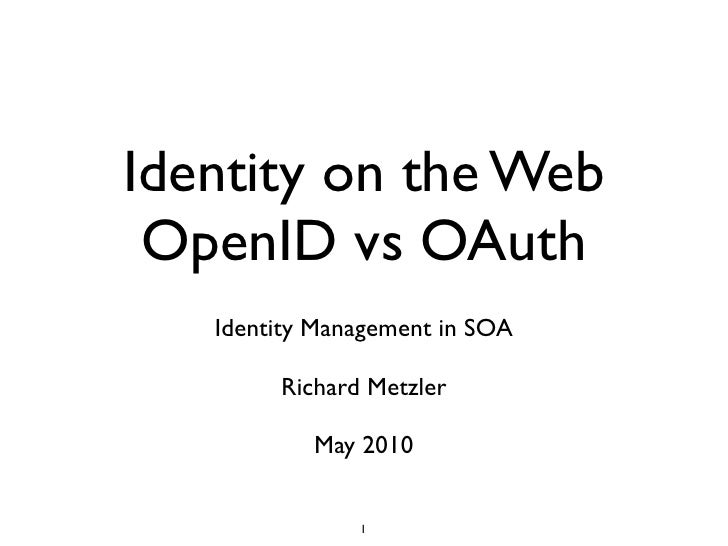 Openid Vs Oauth2