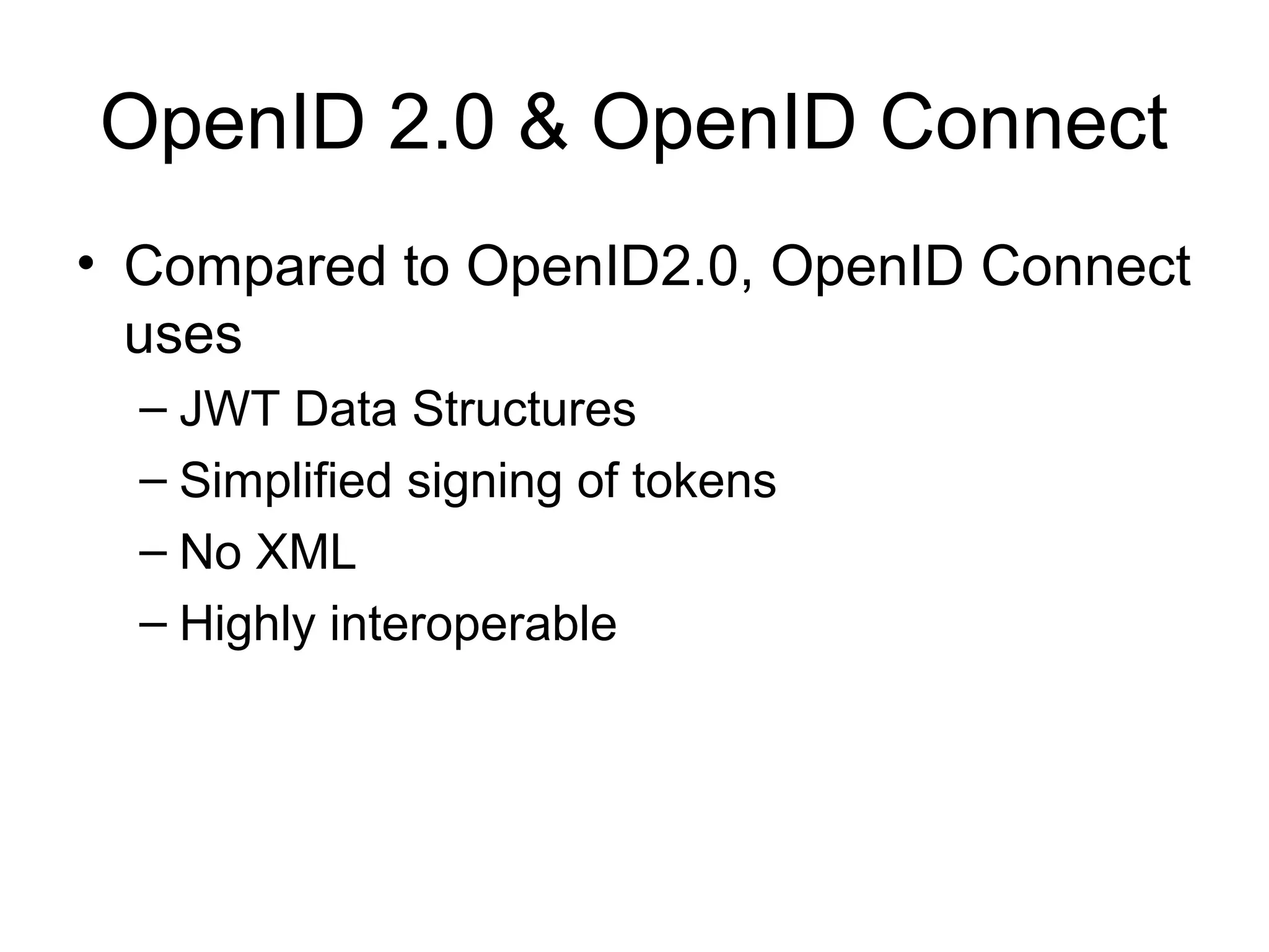 OAuth 2.0 and OpenId Connect | PPT