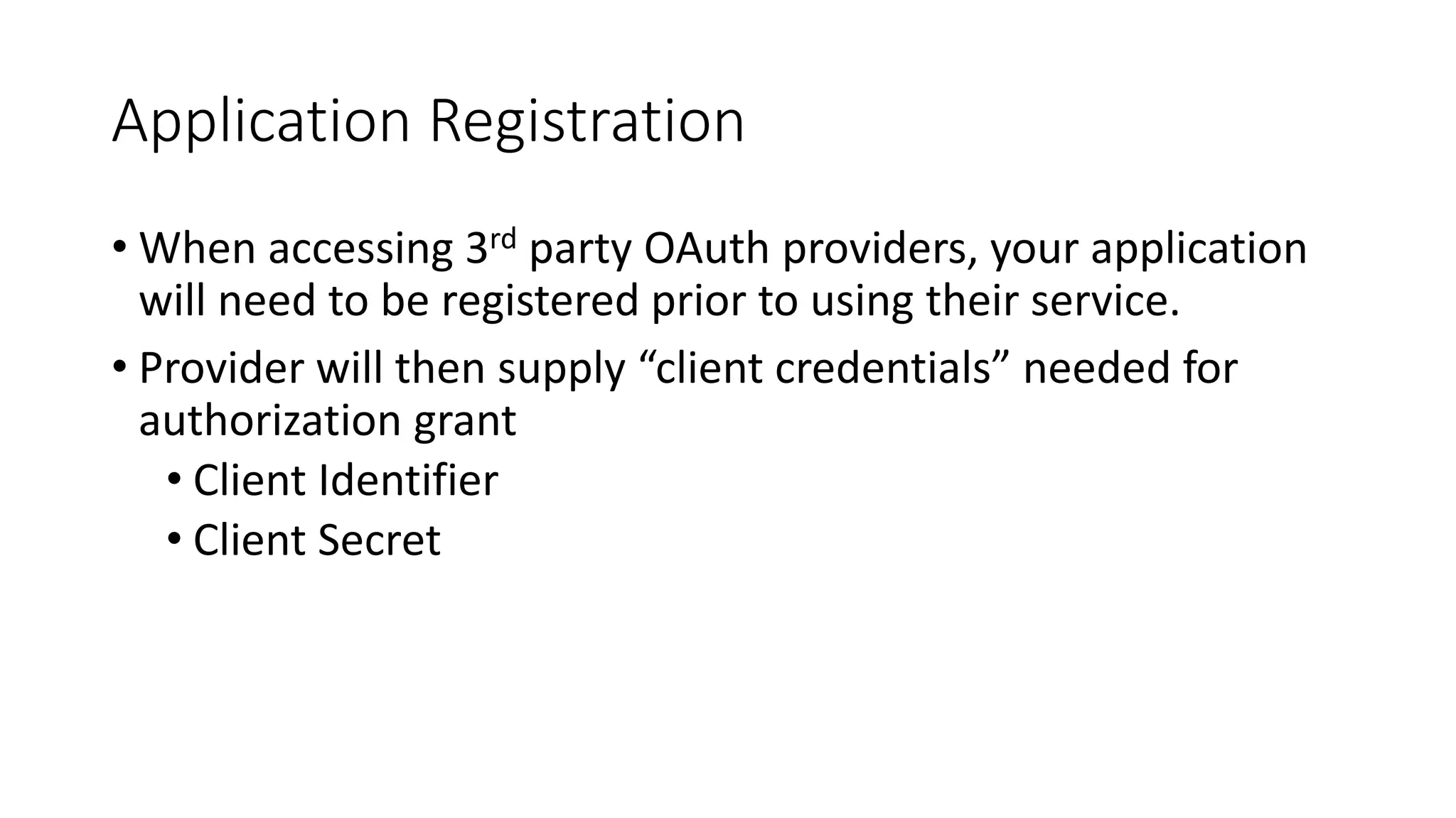 OAuth | PPTX | Cloud Computing | Internet