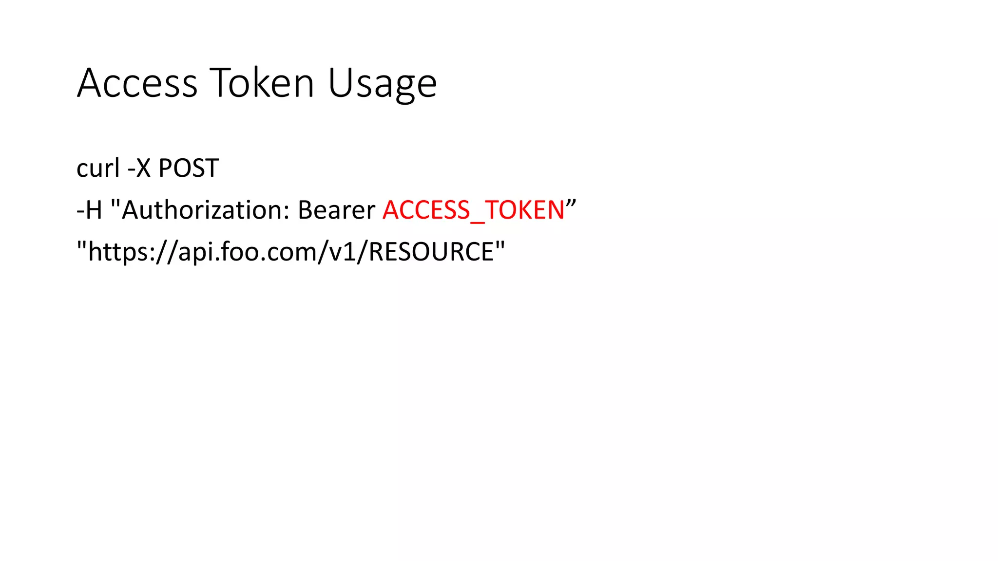 OAuth | PPTX | Cloud Computing | Internet