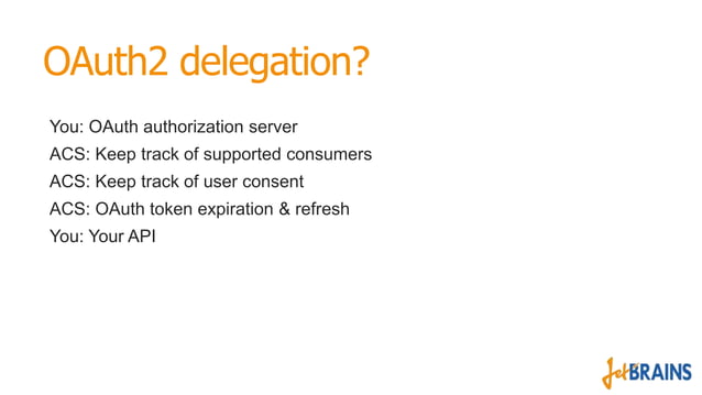 Oauth As A Service Using Asp Web Api And Windows Azure Access Control Ppt