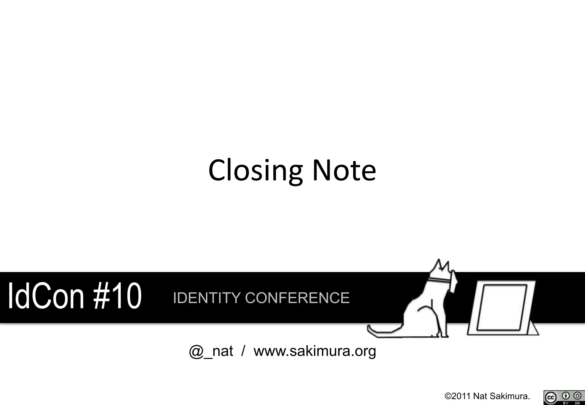 Closing Note | PPT
