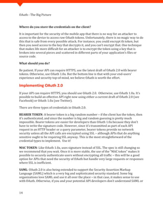 OAuth big picture | PDF