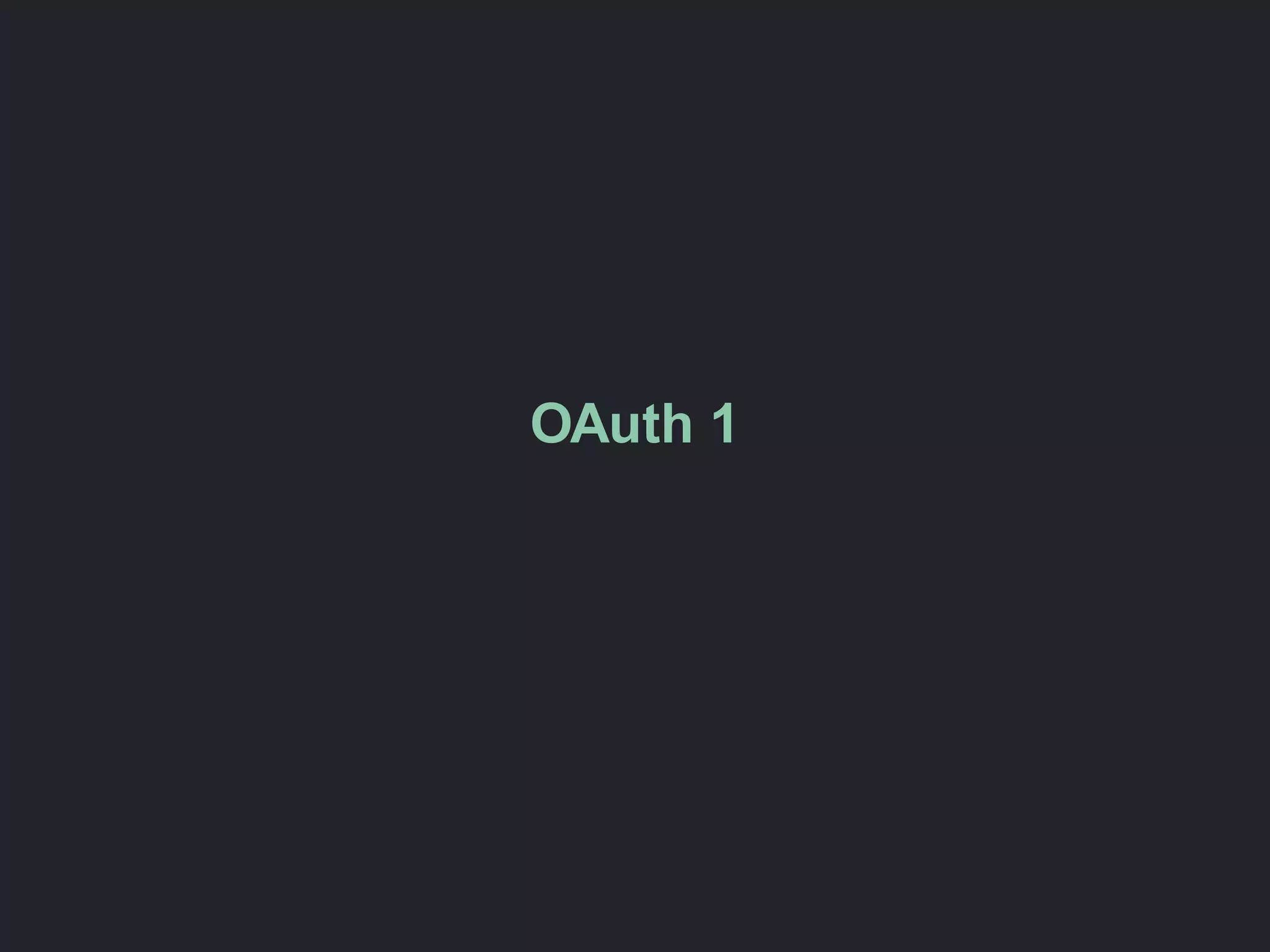 OAuth: Trust Issues | PDF
