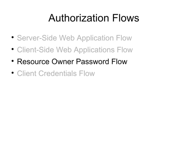 Oauth2.0 | PPT | Cloud Computing | Internet