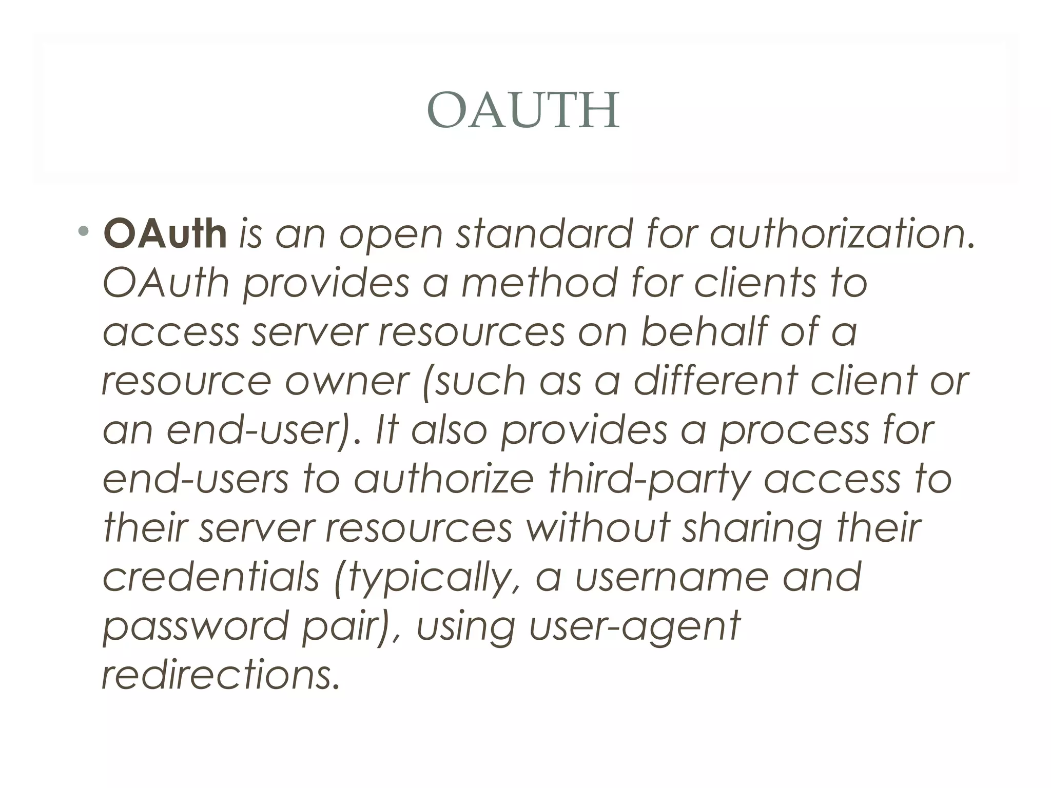 OAuth2.0 | PPT