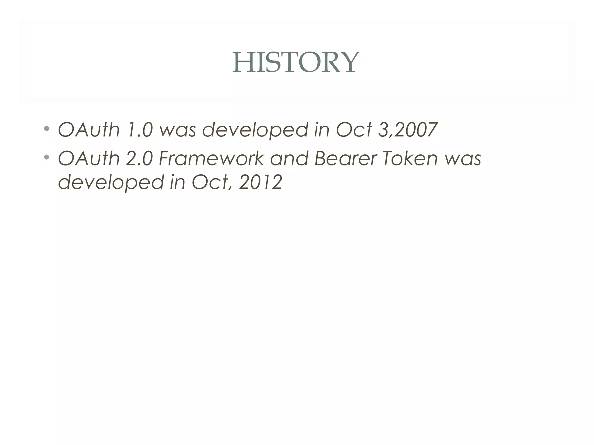 OAuth2.0 | PPT