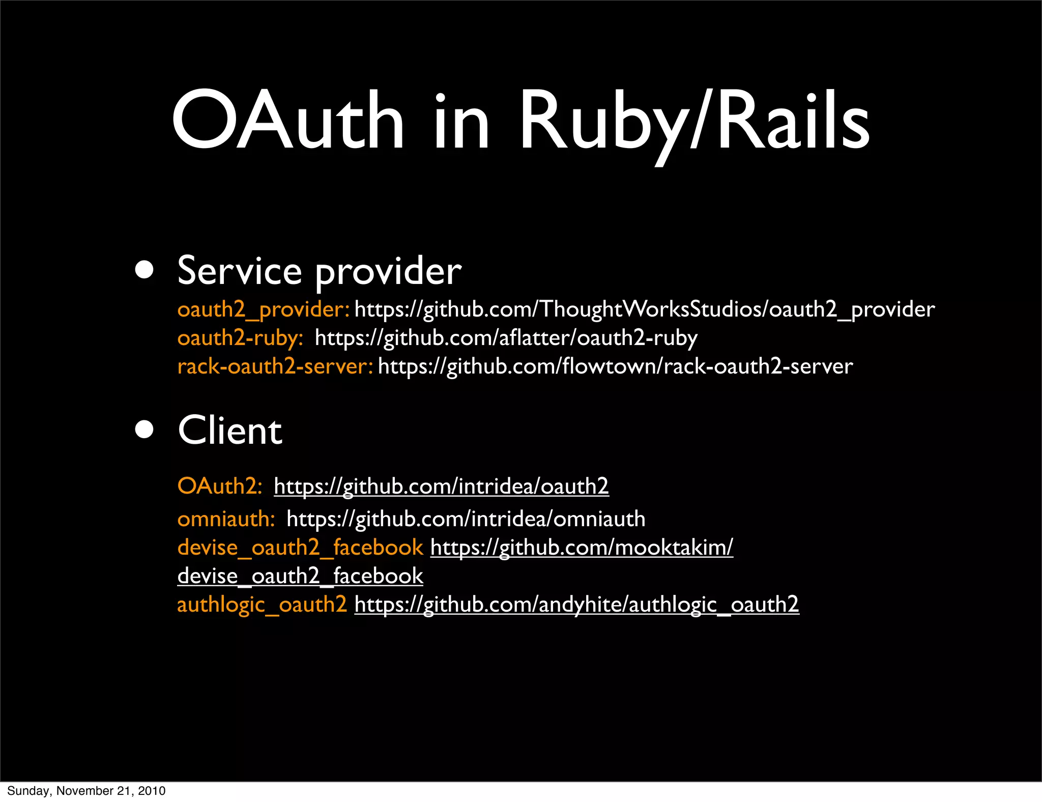Introduction to OAuth2 | PPT
